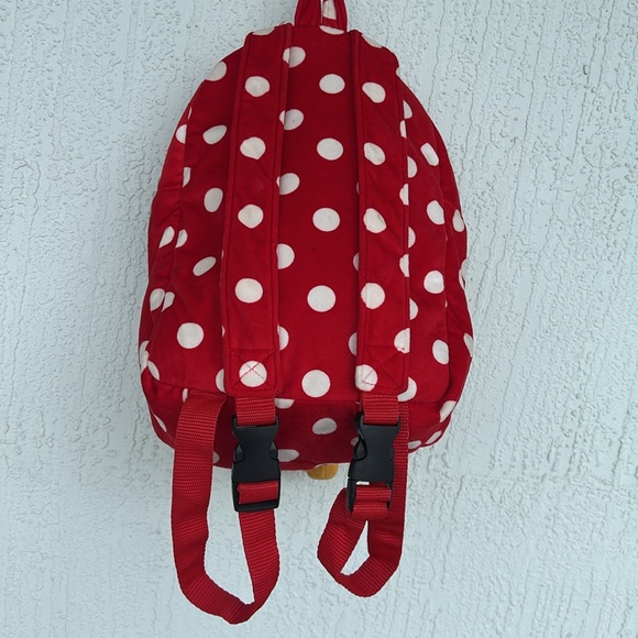 Disney | Toys | Disney Red And White Minnie Mouse Plush Backpack | Poshmark